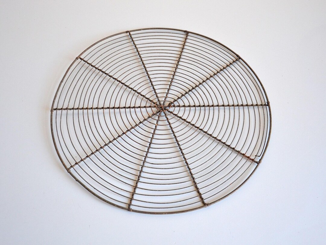 French Vintage Metal Wire Cooling Rack Trivet Cake Holder, Diameter ...