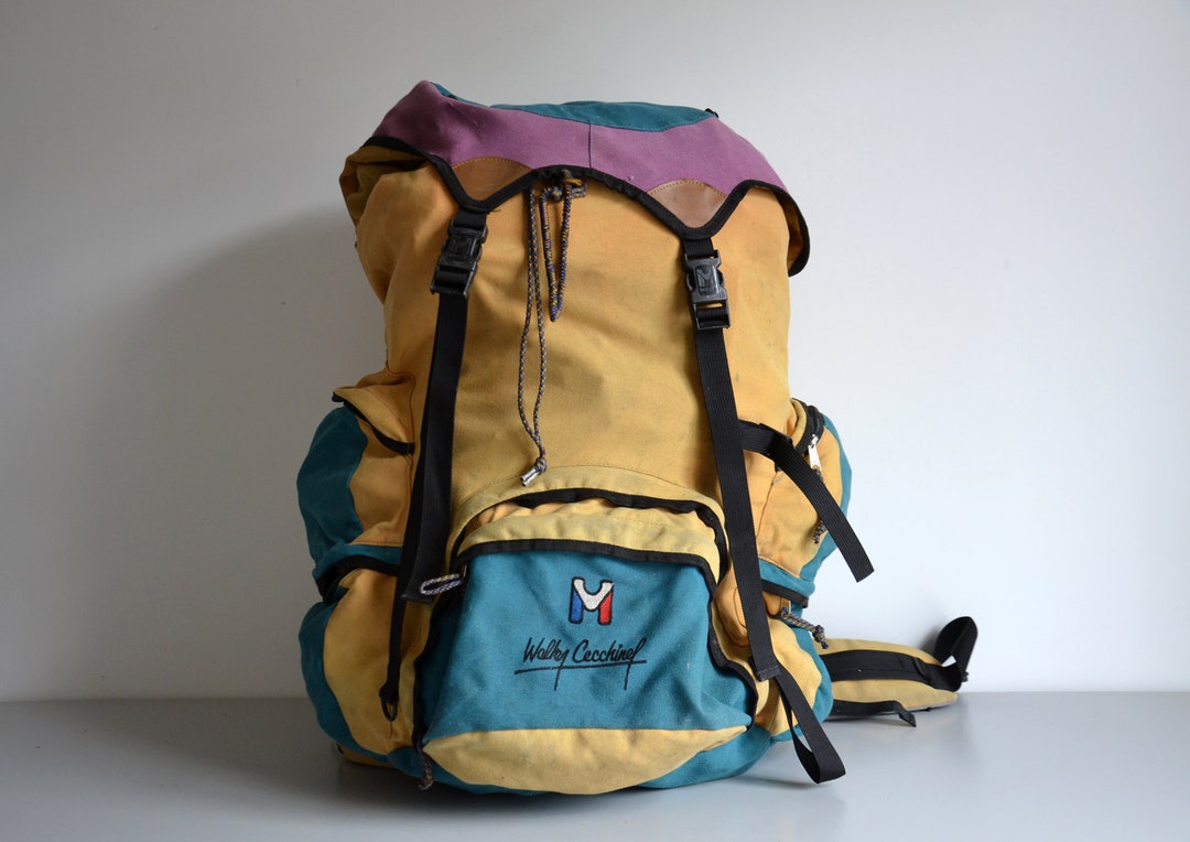 Vintage Backpack MILLET Signature Walter Cecchinel, French ...