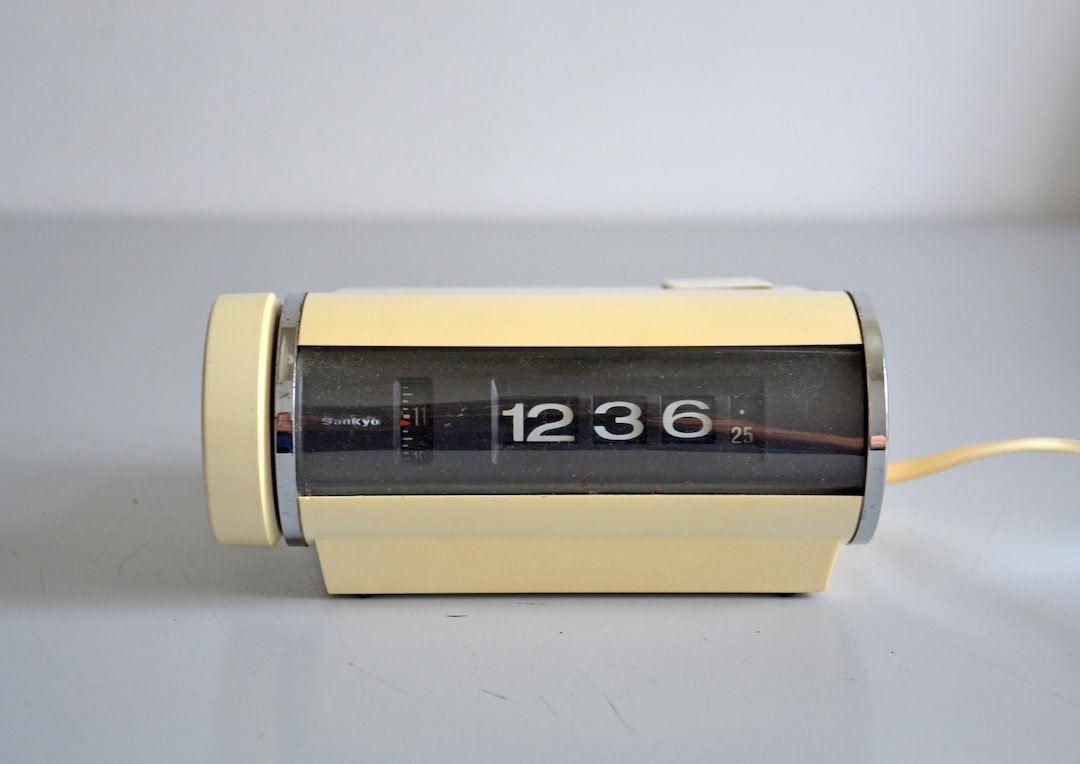 Vintage SANKYO Model 401D / Flip Roll Clock Made in Japan 70s - Etsy