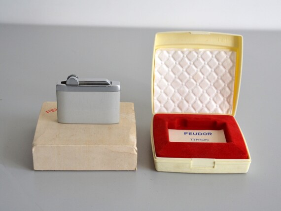 Vintage Lighter FEUDOR Typhon / French Butane Gas Lighter | Etsy