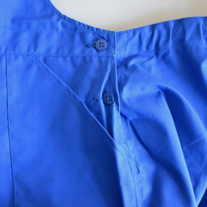 Vintage Blue Work Overalls, French Chore Dungarees TERGAL / Size L - Etsy