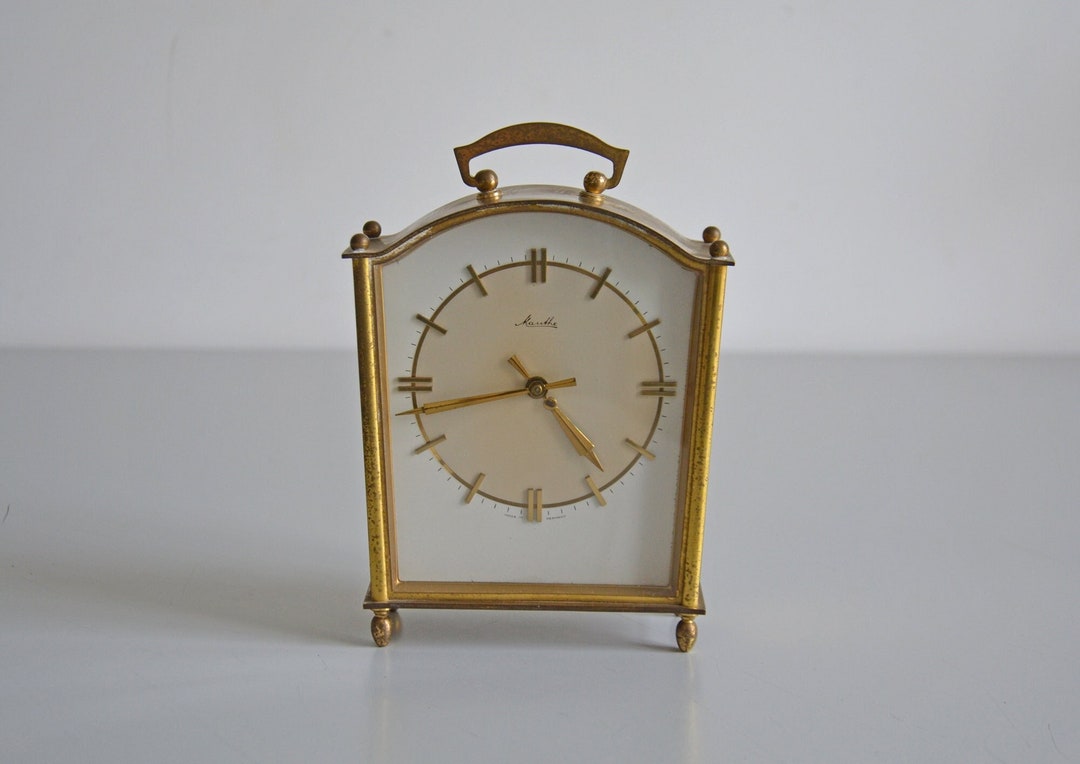 Vintage Table Clock Mauthe Striking Mechanical Clock Chime - Etsy