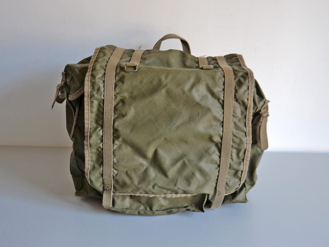 Vintage Military Backpack, French Army Hiking Bag 80s - Etsy