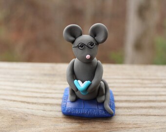 Polymer Clay Mouse - Etsy