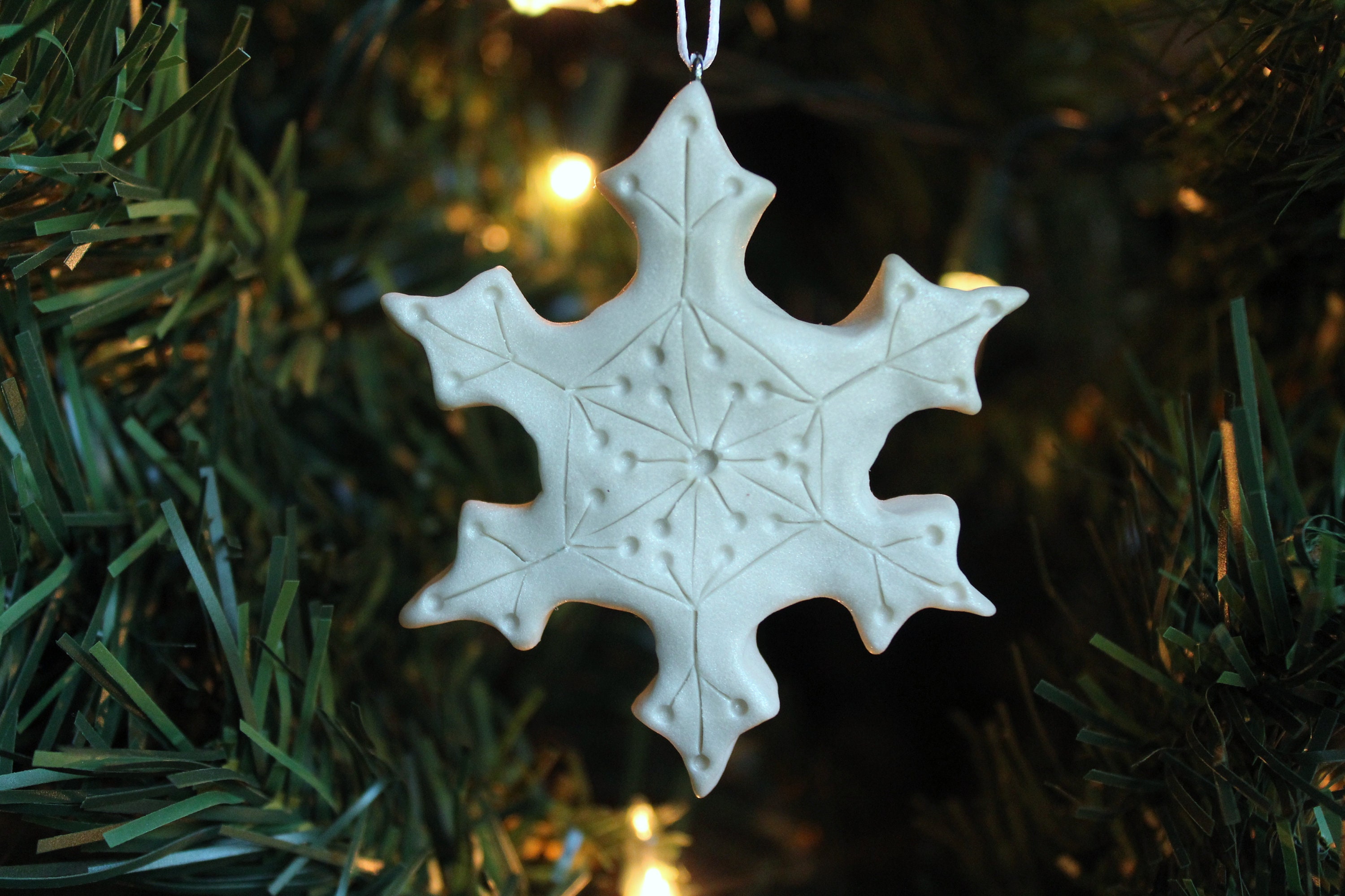 Home Décor Handmade Clay Snowflake Ornament Ornaments Home & Living ...