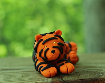 Polymer Clay Tiger - Etsy