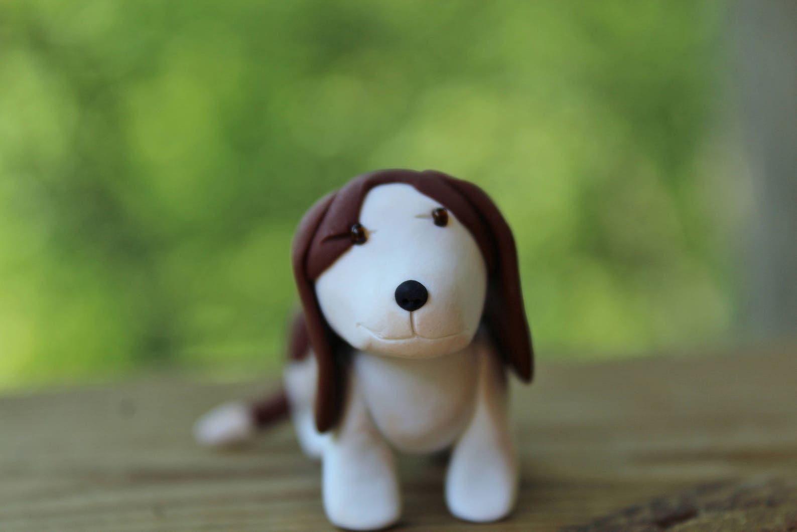 Handmade Basset Hound Figurine Polymer Clay Basset Hound - Etsy