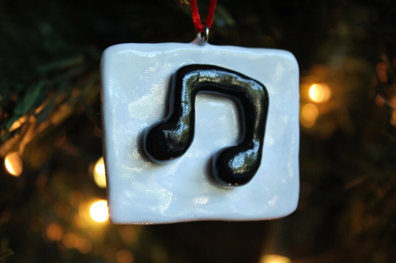 Music Note Ornaments Polymer Clay Eighth Note Polymer Clay - Etsy UK