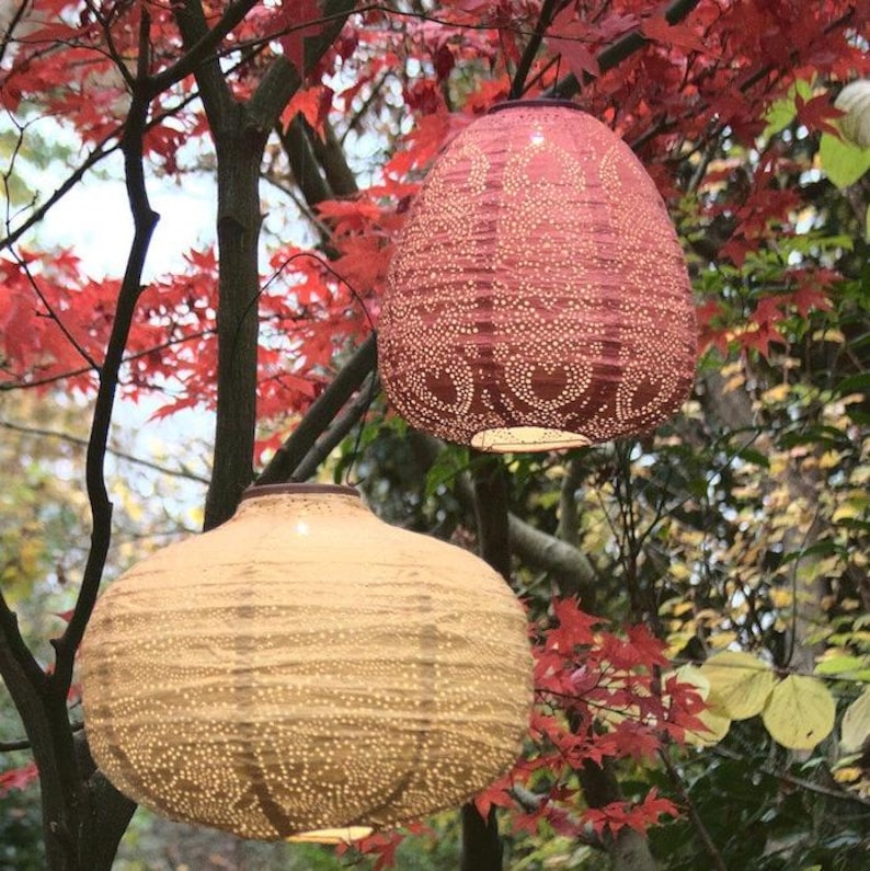 Solar Lantern Pumpkin - Etsy