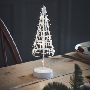 Wire Tabletop Christmas Tree LED Light - Etsy