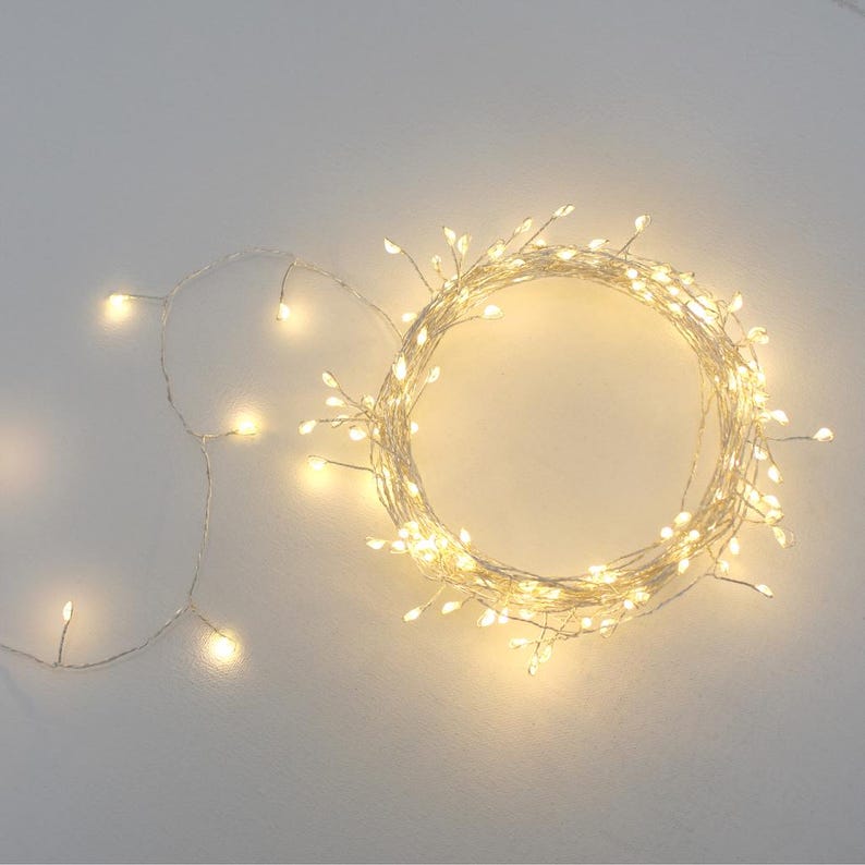 Silver Cluster LED Lights - Etsy