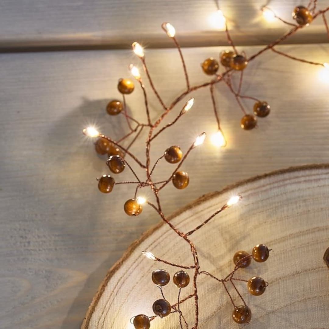 Woodland Berry String Lights - Etsy