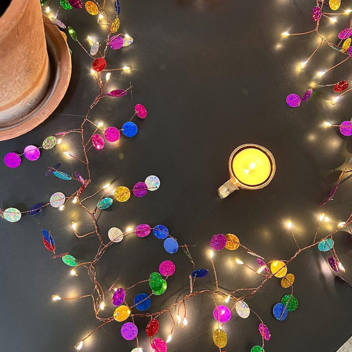 Confetti Fairy Lights - Etsy