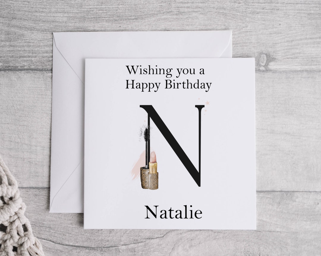 Make up Birthday Card, Teenage Girl Card, Girl Birthday Card ...