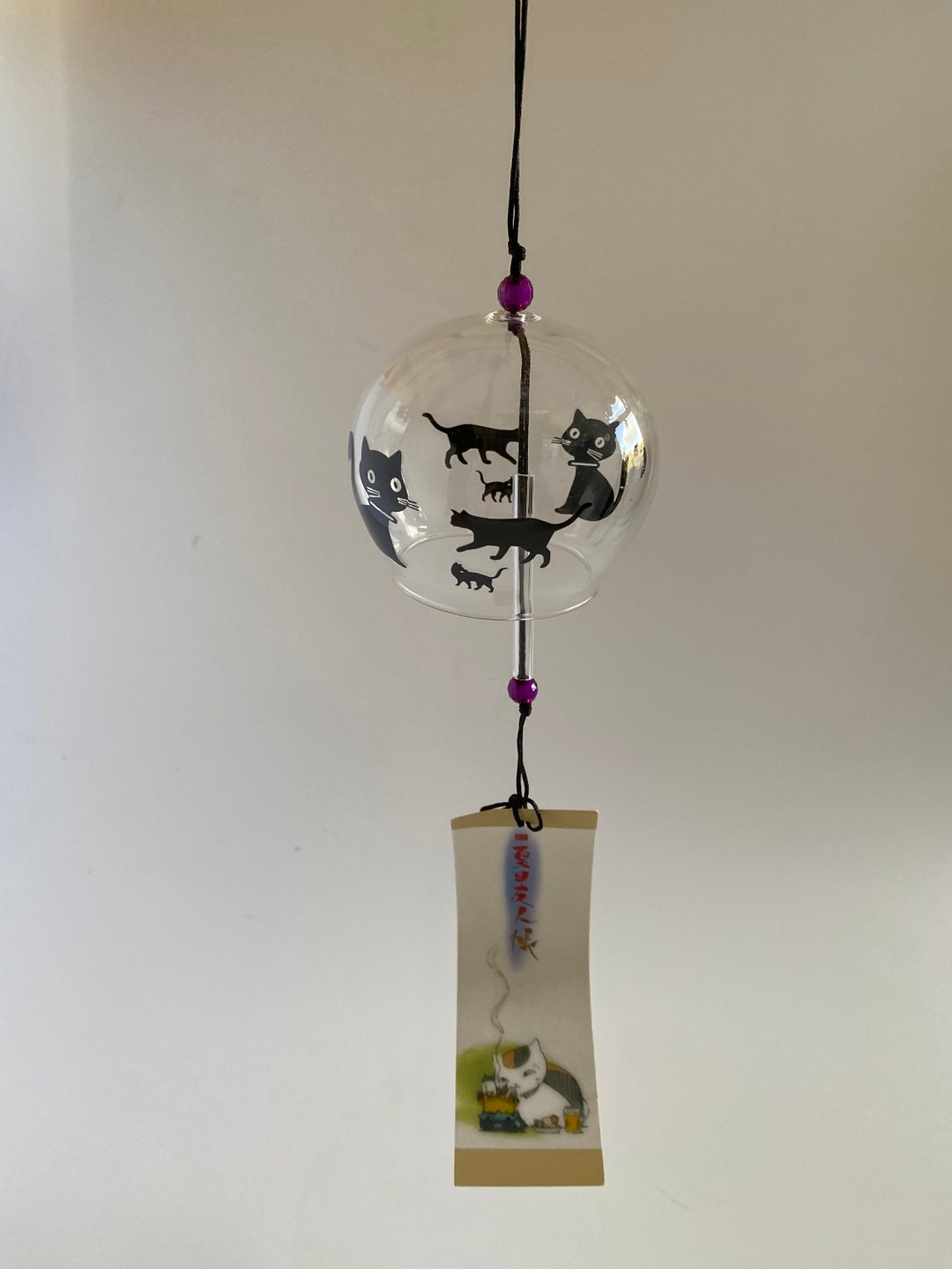 Japanese Edo Glass Wind Chime Traditional Temple Blessing, Culture ...