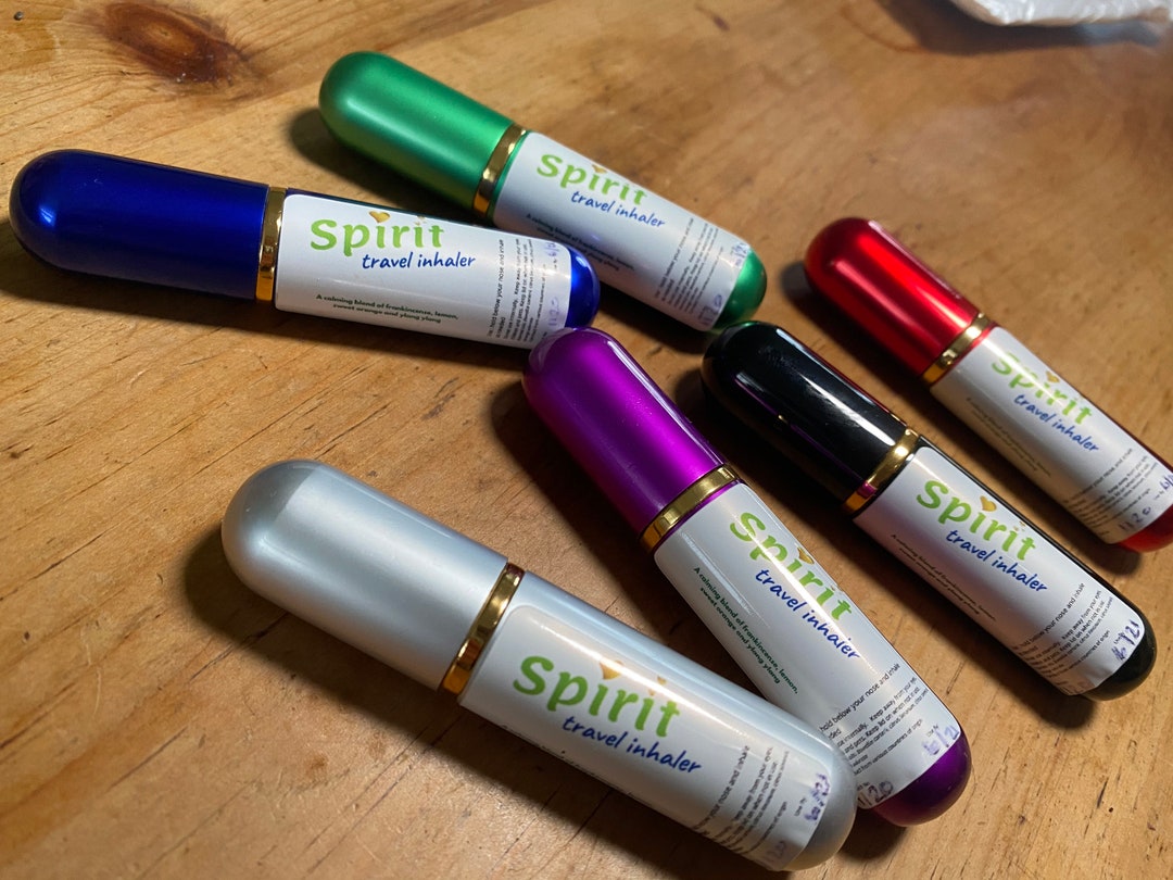 Calming Personal Aromatherapy Inhaler, Diffuser, Frankincense, Lemon ...