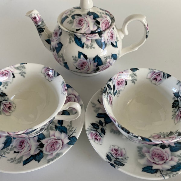 Bone China Tea Set - Etsy