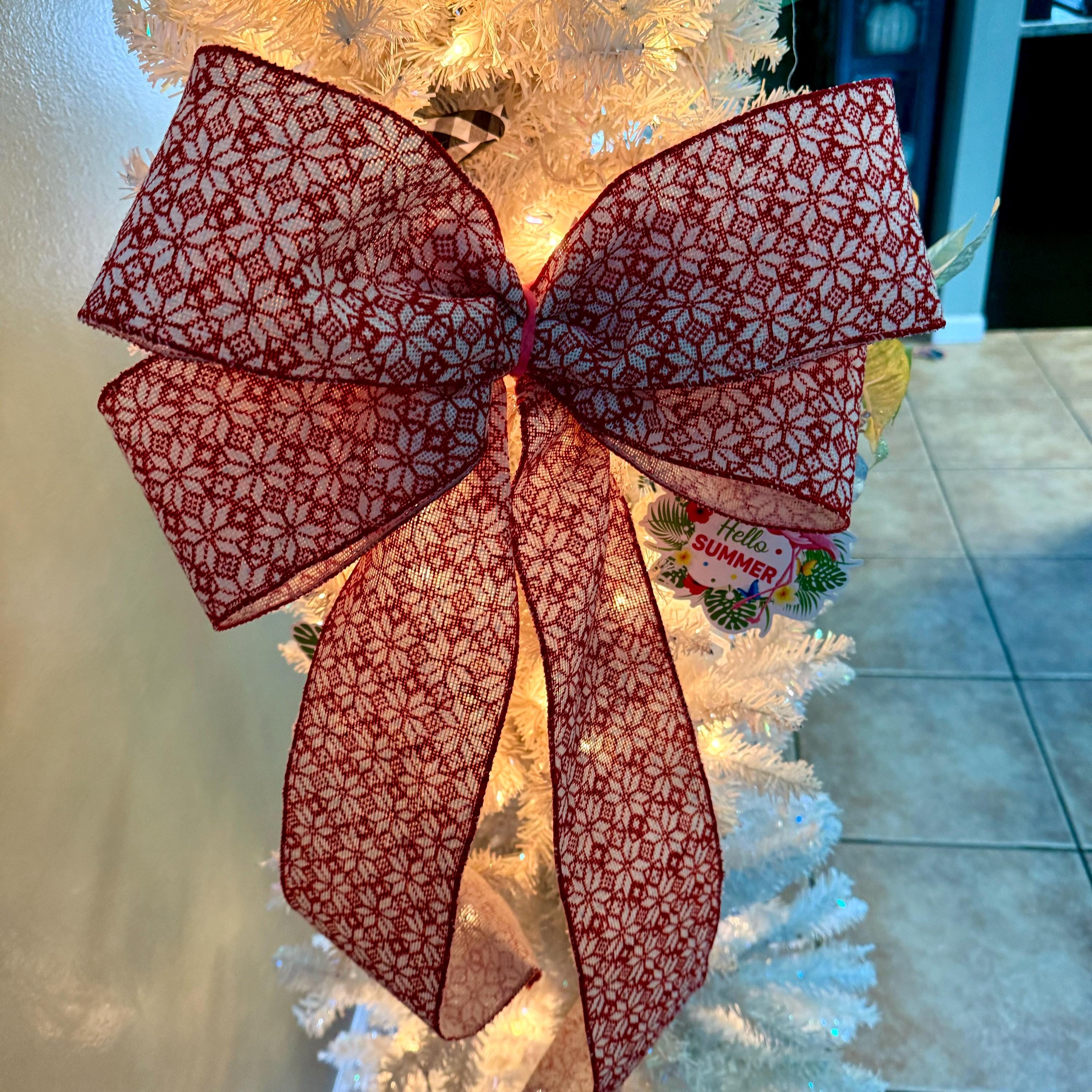 Country Christmas Bow - Etsy