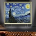 The Starry Night 1889 Vincent Van Gogh Painting Vincent Van - Etsy