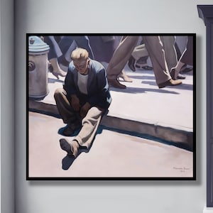 1934 FORGOTTEN MAN by Maynard Dixon Reproduction Print, the Great ...