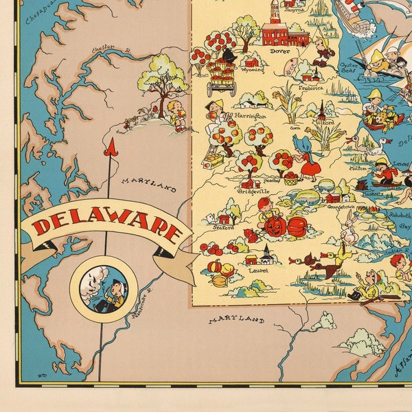 Delaware Water Print - Etsy