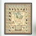 Map of the DIVING DUCKS 1937, Duck Breeding and Migration Routes Map ...