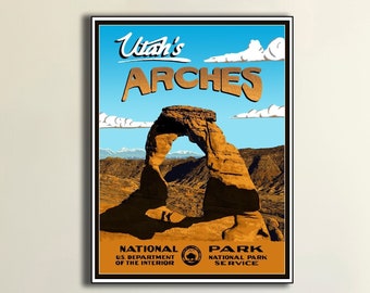 Vintage Moab Poster - Etsy