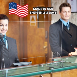 Clear Shield Protection for Business at Front Desk (retail, Doctor ...