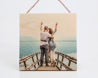 Wood Photo Print Custom Wood Picture Photo on Wood Wood Gift | Etsy