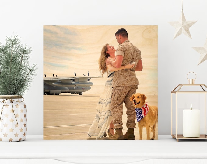 Wood Photo Print Custom Wood Picture Photo on Wood Wood Gift - Etsy