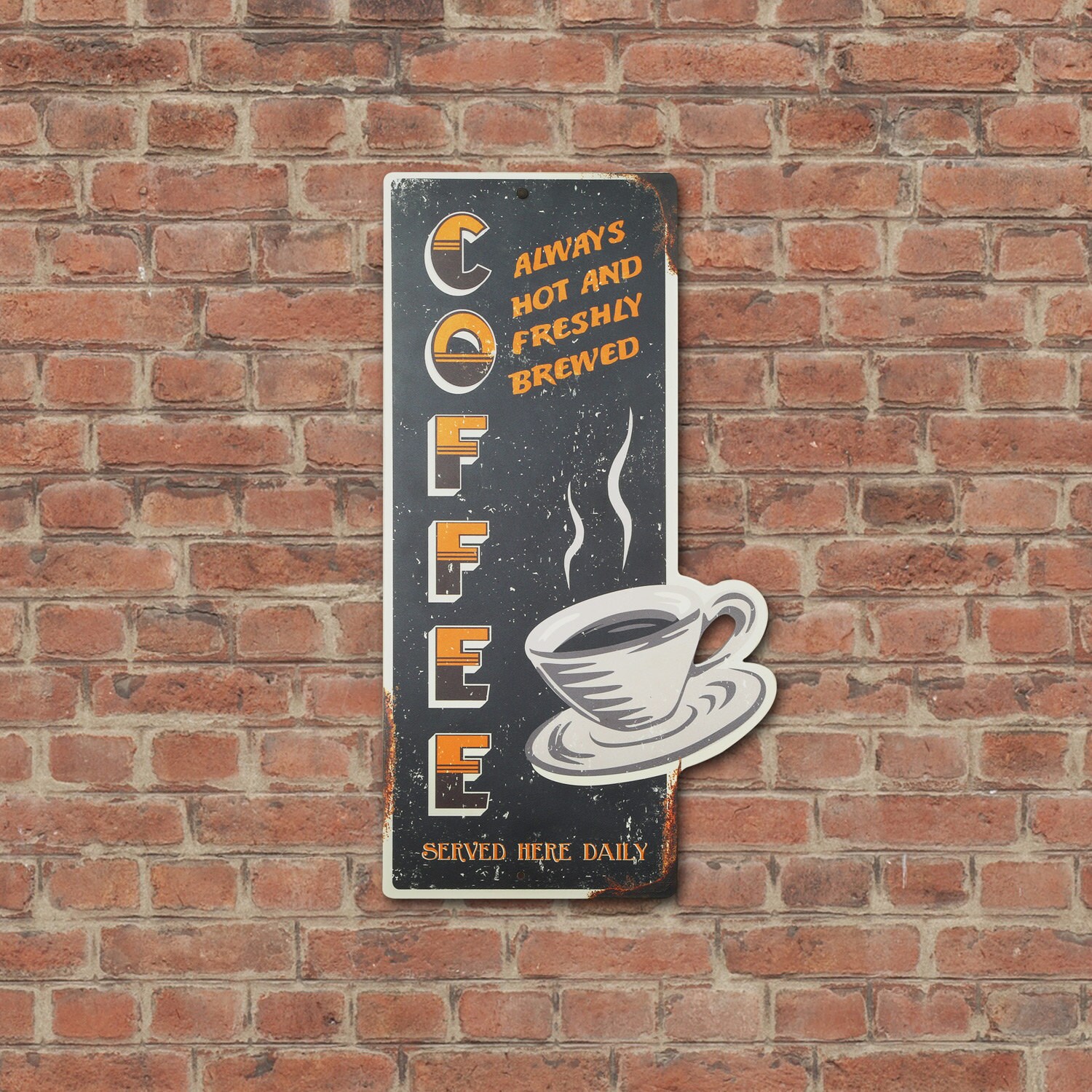 Plasma Cut Aluminum Vintage Coffee Diner Sign Restaurant Sign | Etsy