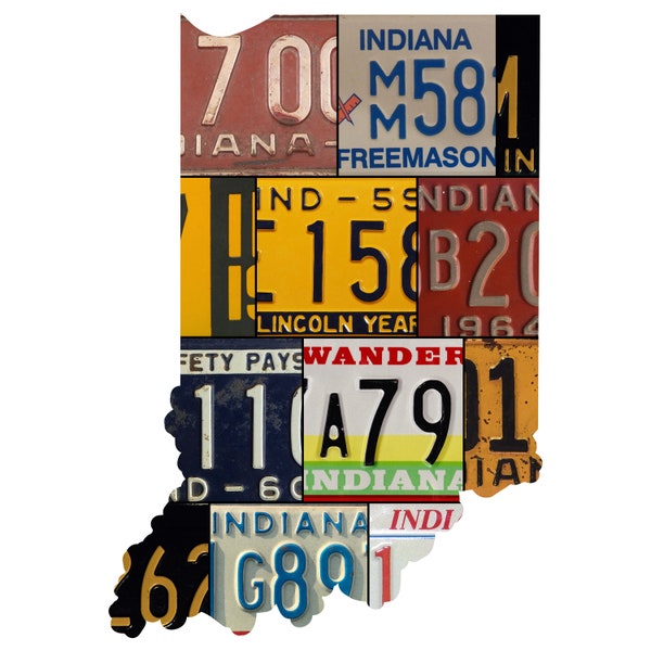 Indiana State Sign - Etsy