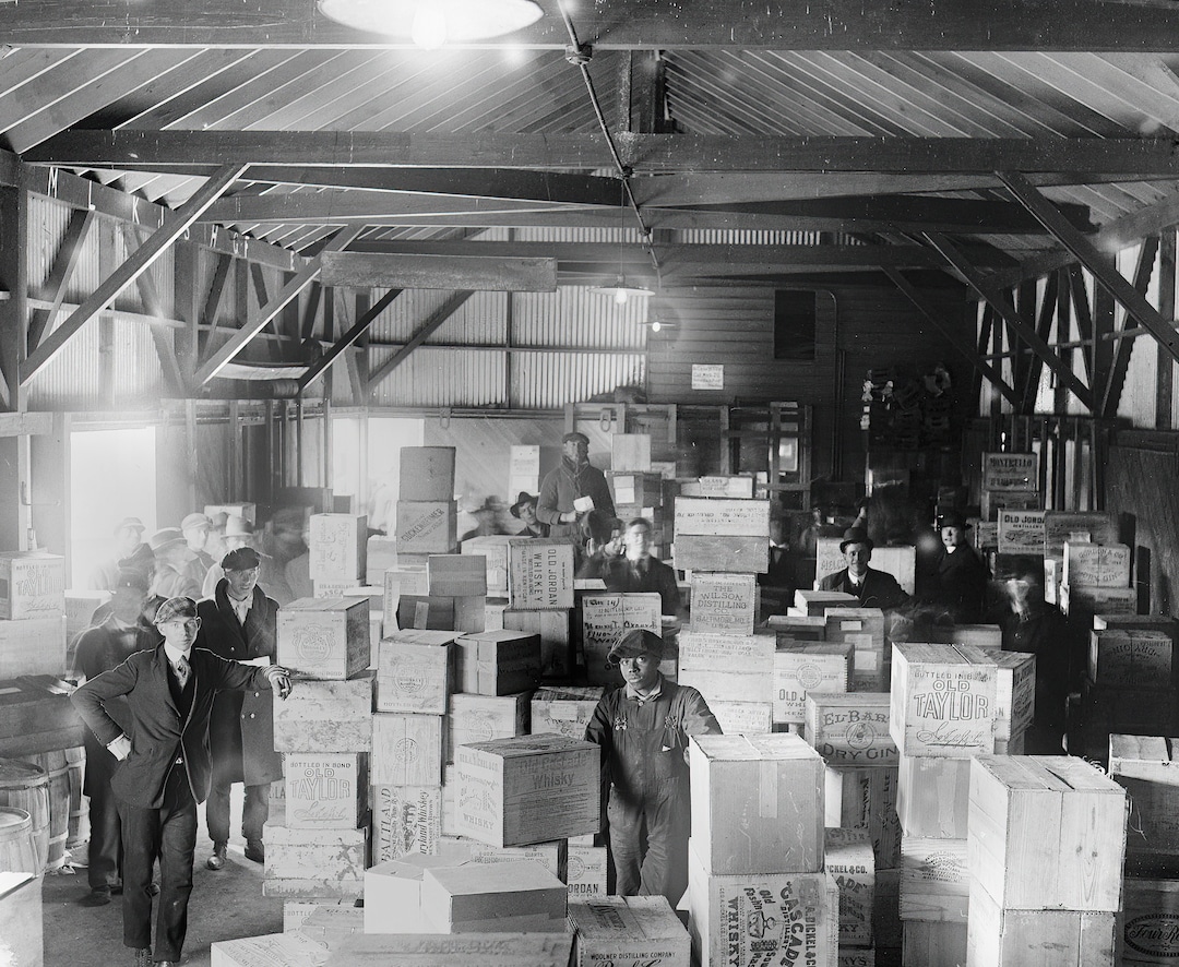 Prohibition Warehouse - Photo - 1920s - Beer Bust - Drinking ...