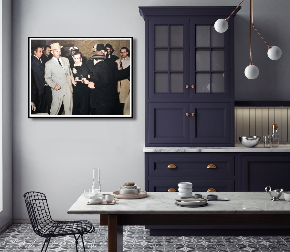 Ruby Shoots Oswald Photo Colorized Print Poster Old Poster Retouched ...
