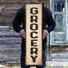 Grocery Sign Vertical OR Horizontal Custom Aluminum Sign Market Sign ...