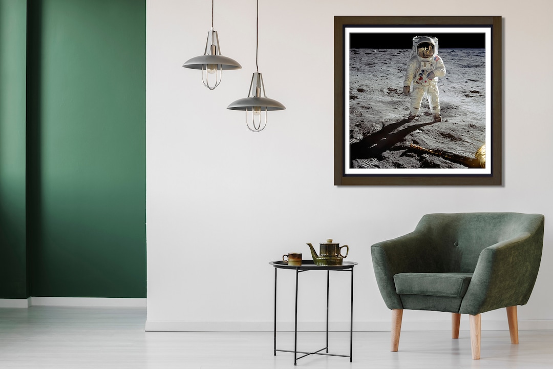 NASA Apollo 11 Astronaut Moon Print Nasa Wall Art Canvas Paper Print ...