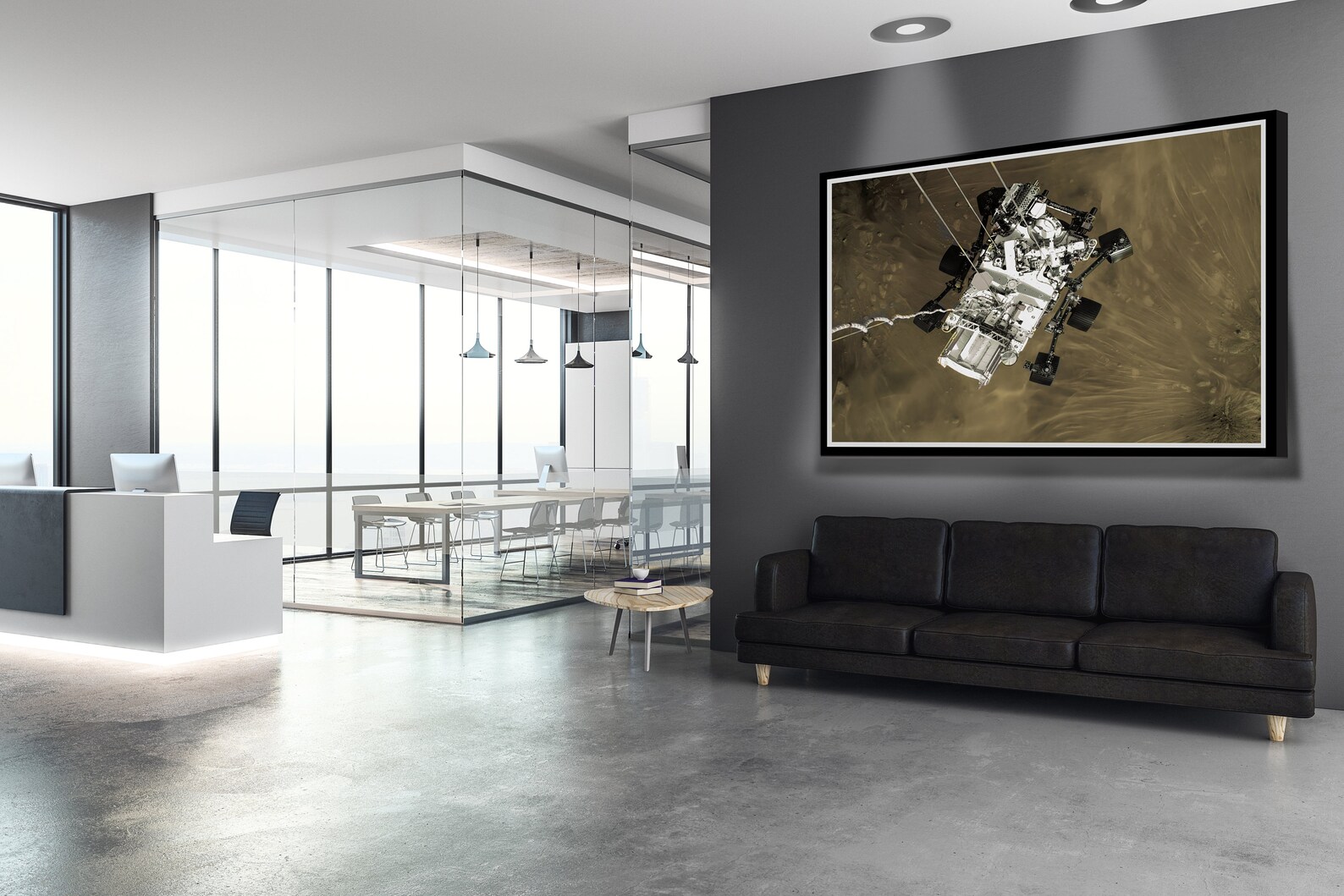 NASA Perseverance Rover Descending to Mars NASA Print Space Planet ...
