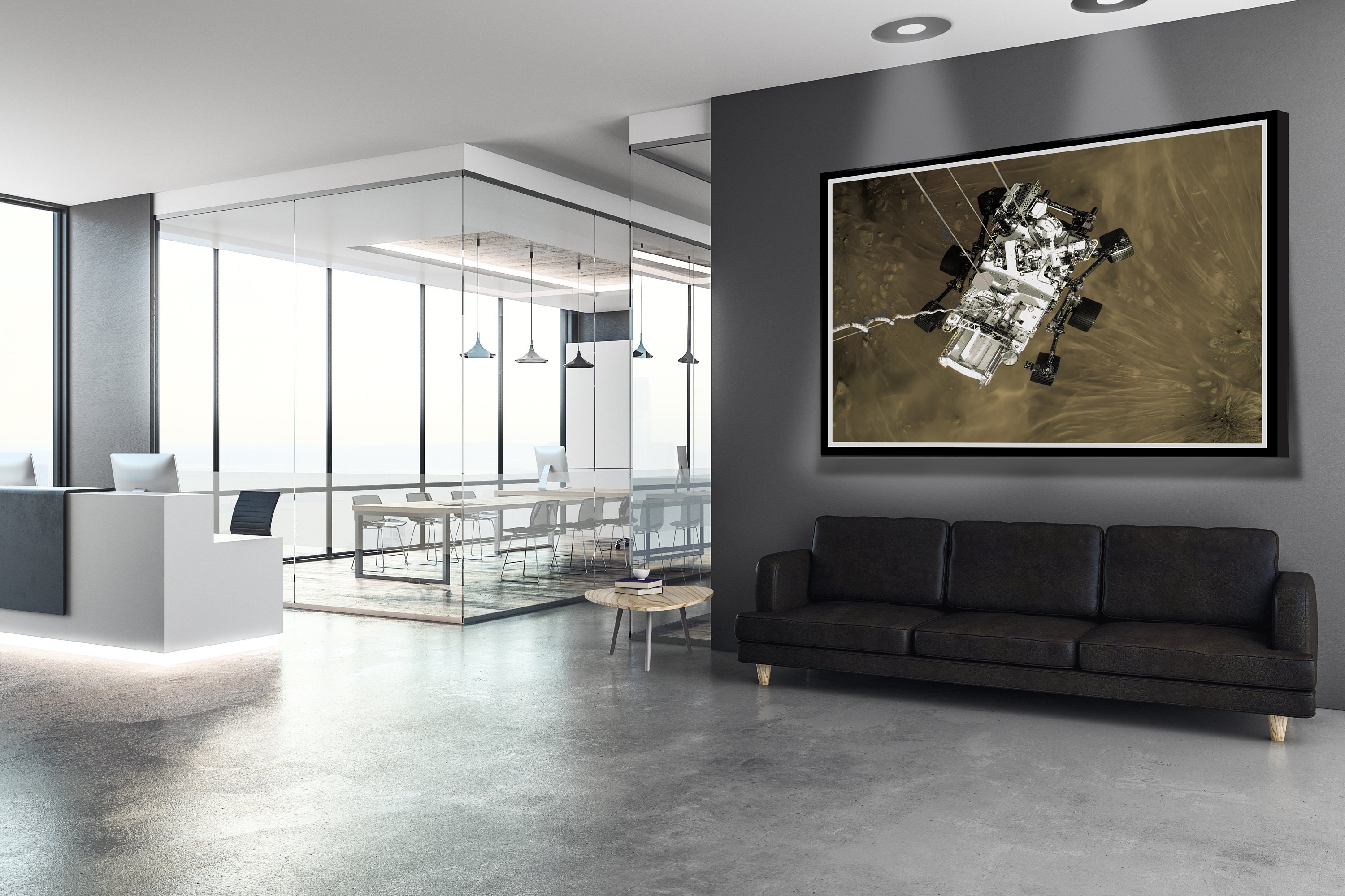 NASA Perseverance Rover Descending to Mars NASA Print Space Planet ...