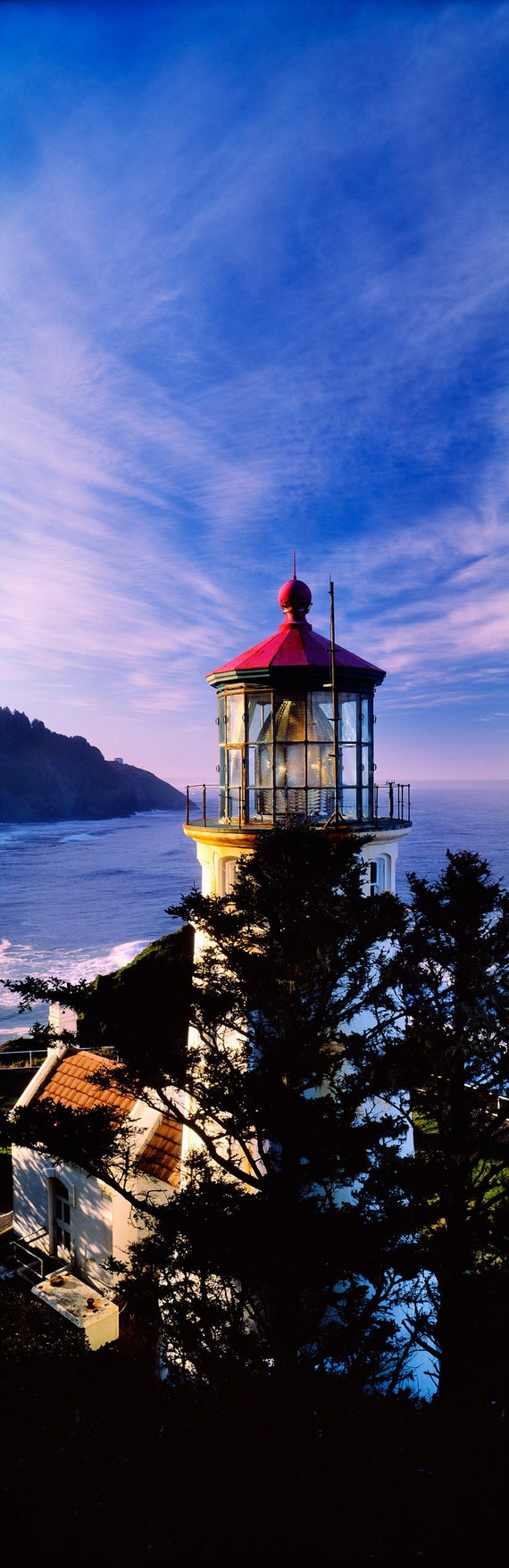 Lighthouse Vertical Pano by Dan Merkel Panoramic Photography - Etsy