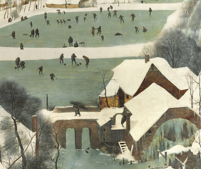 The Hunters in the Snow Painting by Pieter Bruegel the Elder - Etsy