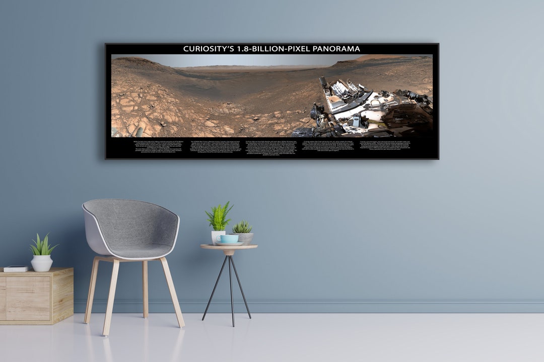 NASA Curiosity Rover 1.8 Billion Pixel Panorama, Mars Landing ...