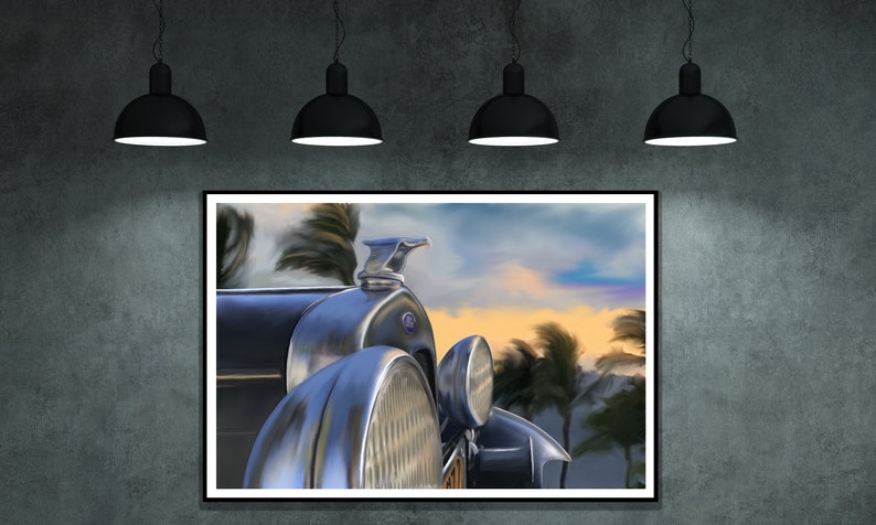 1930 Model A Classic Car Vintage Ford Poster Print Cars Car - Etsy