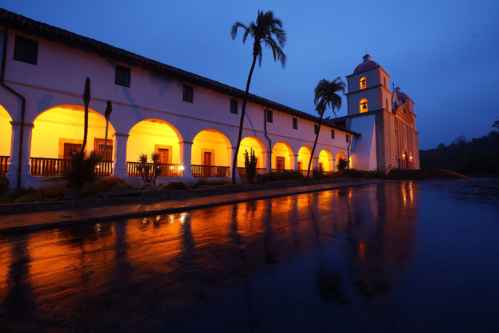 Santa Barbara Mission Sunset 2 by Dan Merkel Photography Print Poster ...