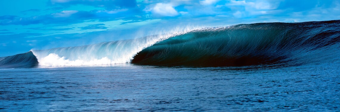 Teahupoo Wave by Dan Merkel Photography Print Poster Canvas or Paper ...