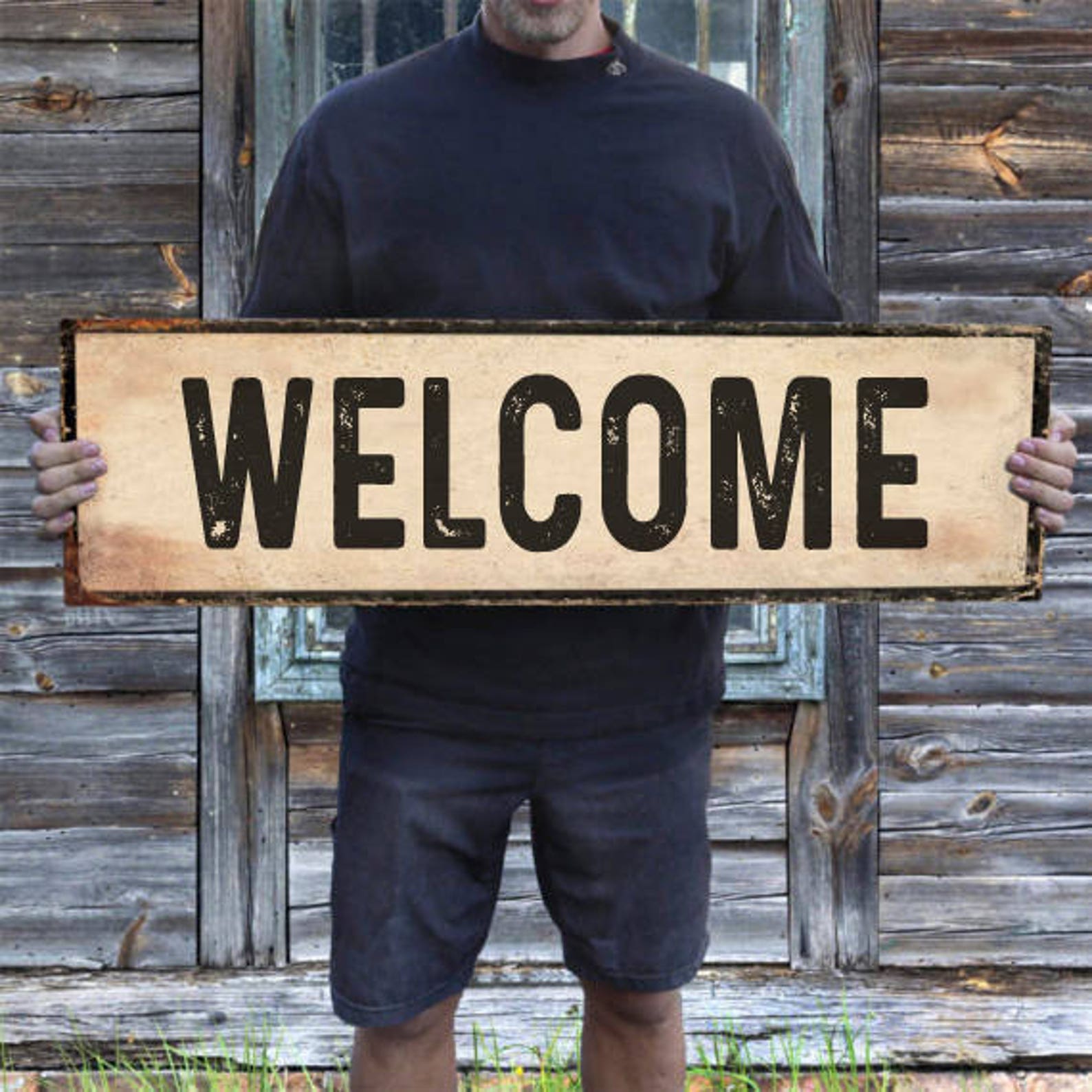 Welcome Sign for Front Porch Vertical OR Horizontal Custom - Etsy