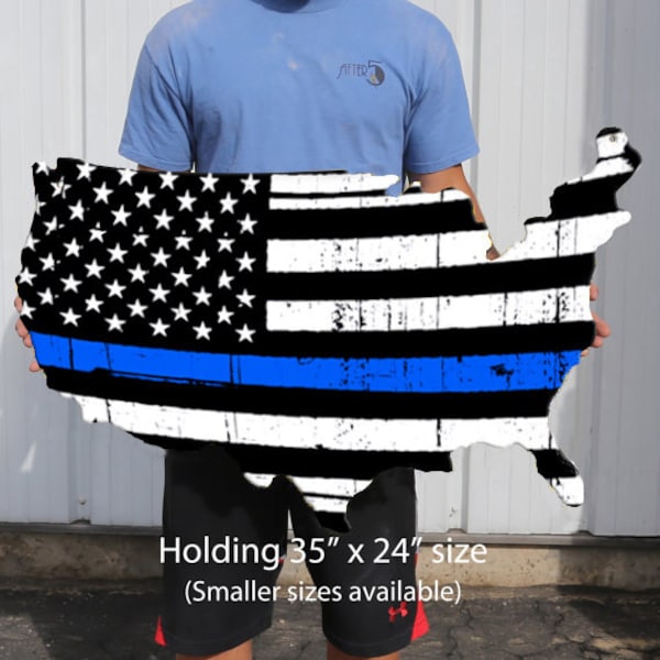 Thin Blue Line Decor - Etsy