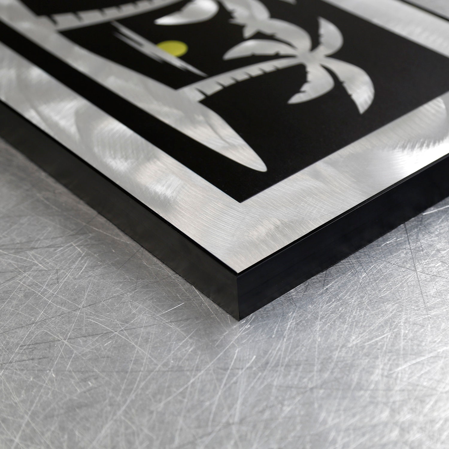 Palm Tree Aluminum Wall Art Coastal Art Palm Tree Panel - Etsy