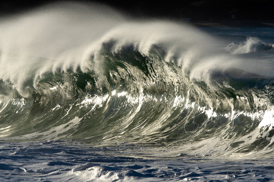 Hawaii Waves by Dan Merkel Photography Print Poster Canvas or Paper ...