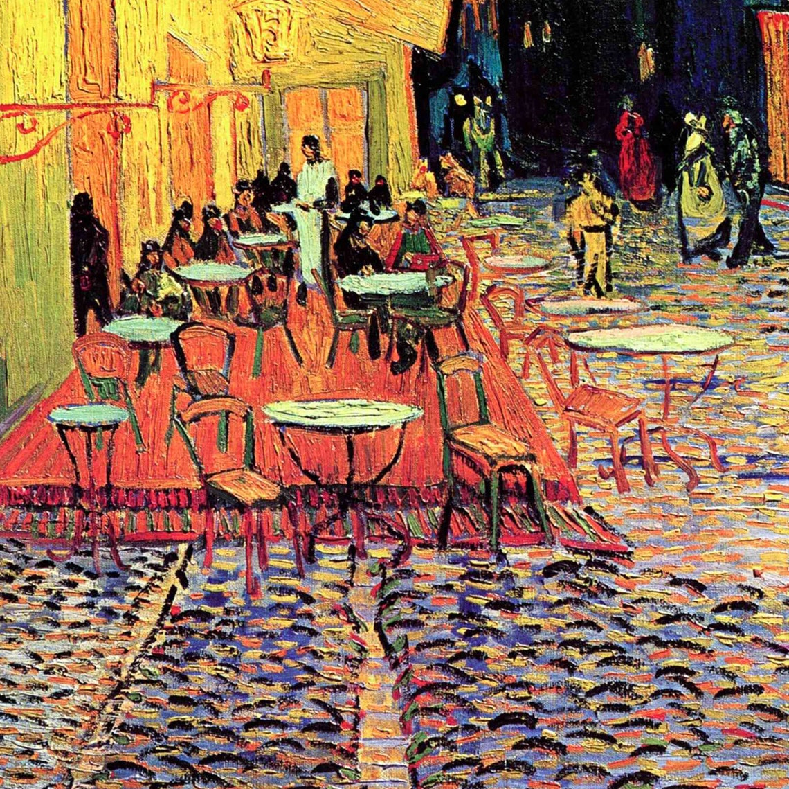 Vincent Van Gogh Café TERRACE AT NIGHT Painting Print Reproduction ...