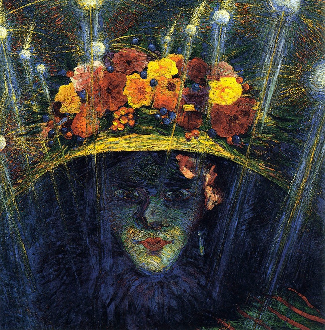 Modern Idol by Umberto Boccioni Art Reproduction Print Oil Painting ...